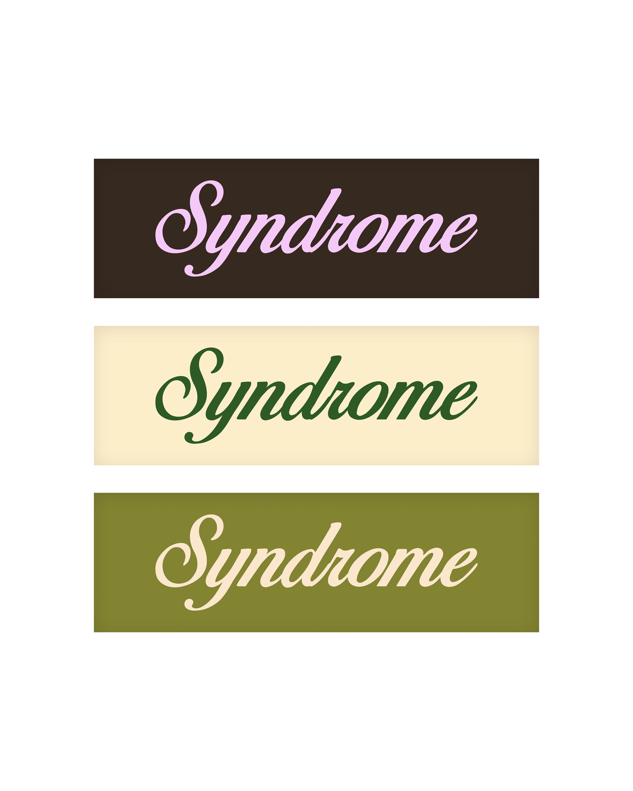 Syndrome (Lazy Wear) Sticker Set – Syndrome Supply
